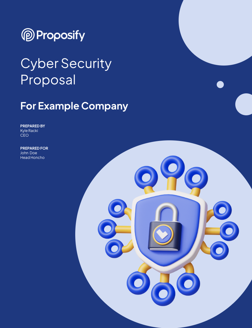 Cybersecurity Proposal Template to Win More Clients | Proposify
